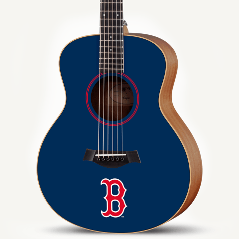 Taylor x MLB™ GS Mini - Boston Red Sox™ Layered Sapele Acoustic Guitar ...